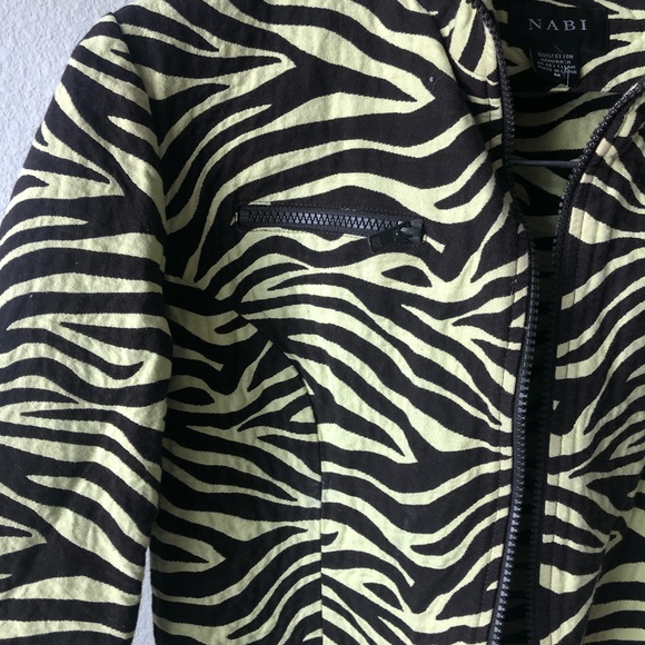 Jackets & Coats | Lime Green Zebra Moto Jacket | Poshmark